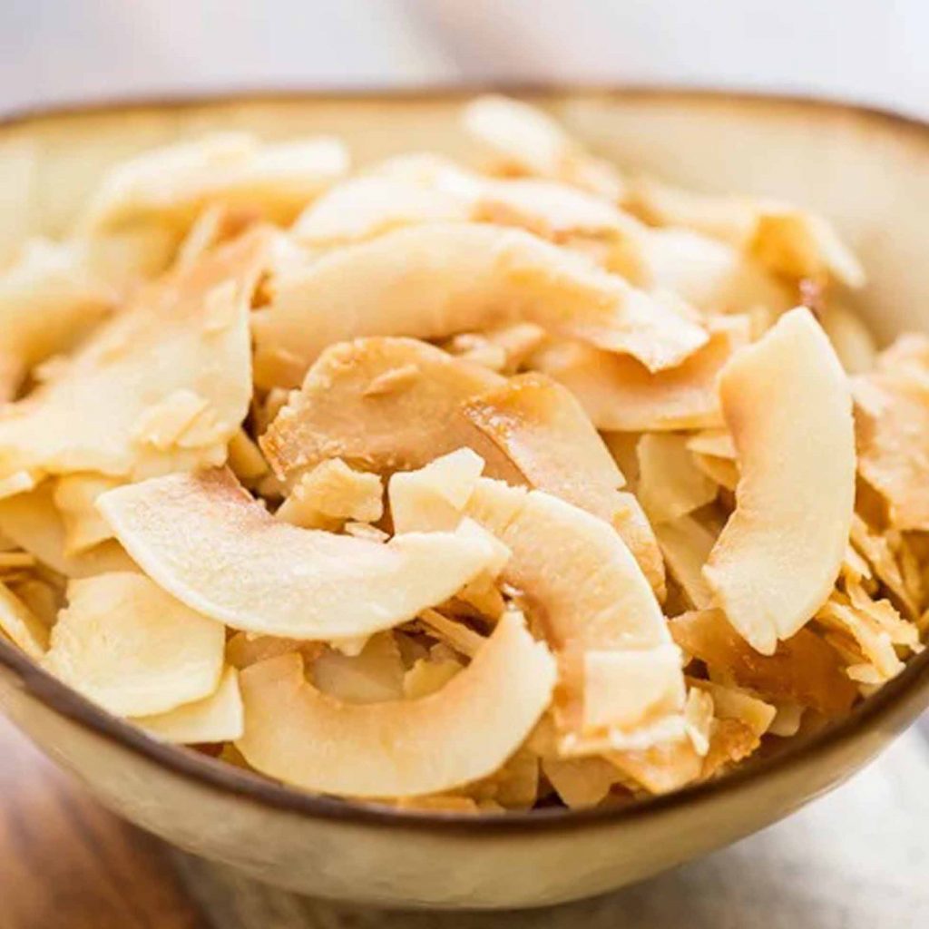 Roasted Coconut Chips | Healthy & Crunchy Tropical Snack